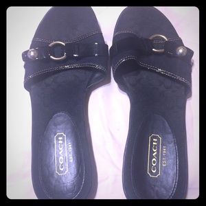 Coach | Shoes | Black Coach Sandals | Poshmark